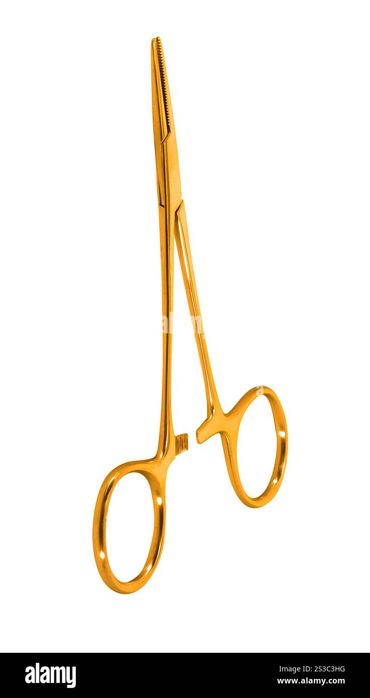 golden scissors isolated on white background. golden scissors isolated ...