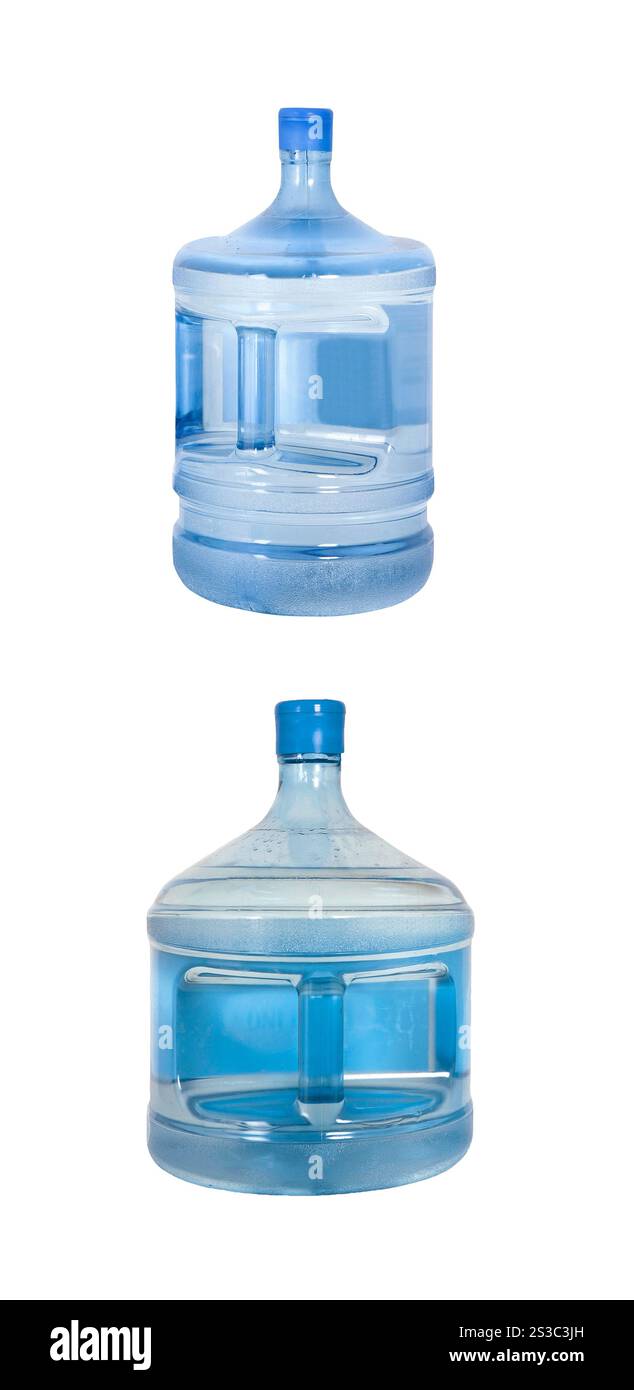 Big bottles of water isolated on white. Big bottles of water Stock ...