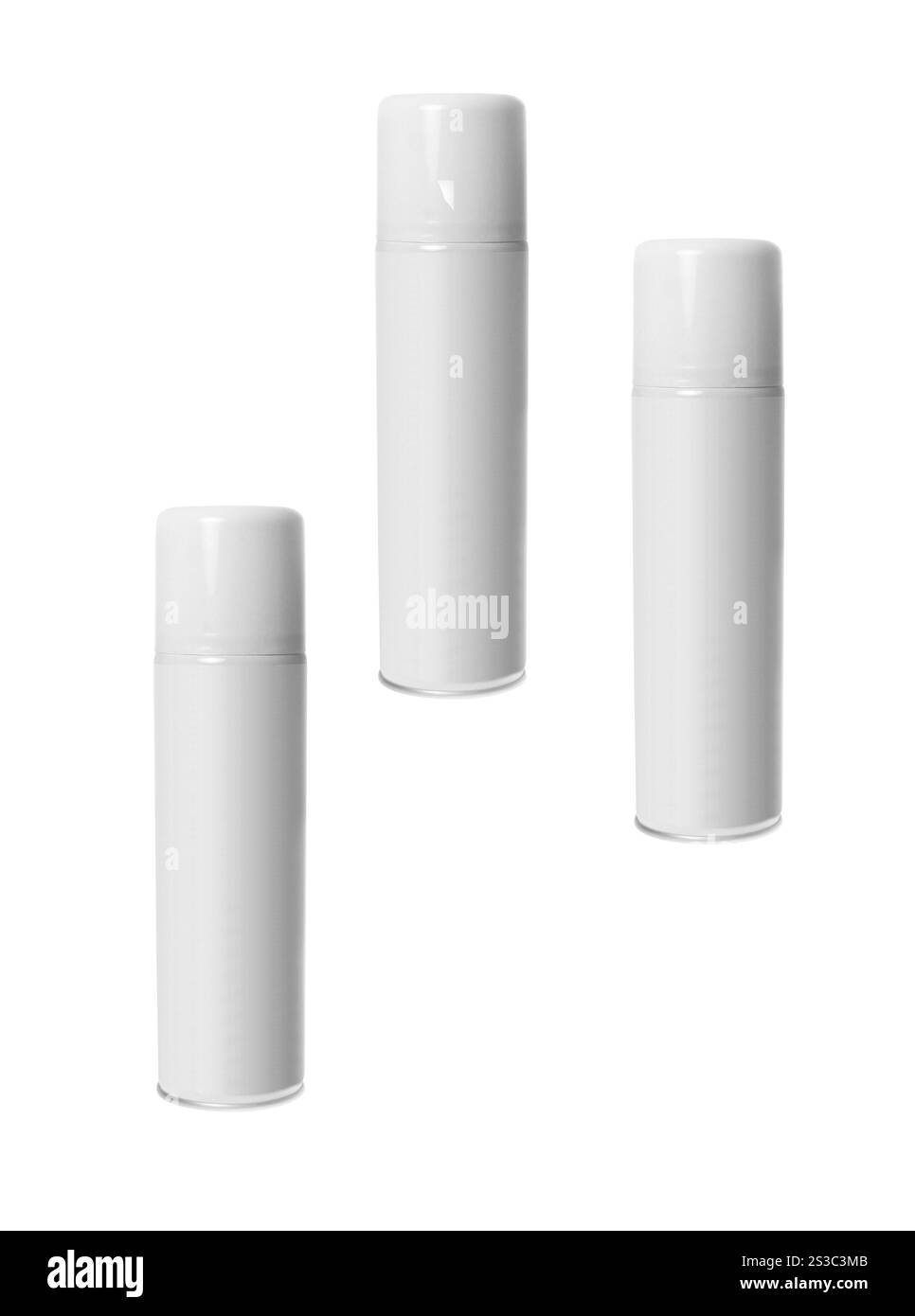 spray cans isolated on white background Stock Photo - Alamy