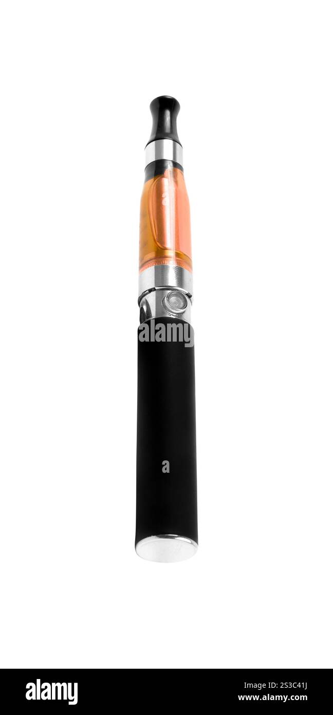 big electronic cigarette isolated on white. big electronic cigarette ...