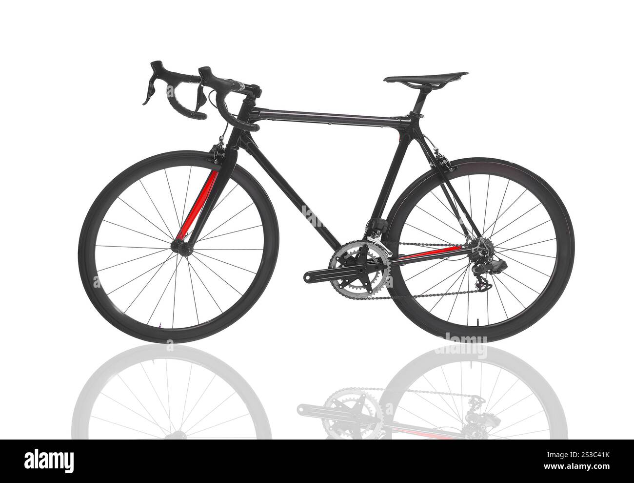 race road bike isolated on white. race road bike isolated Stock Photo ...