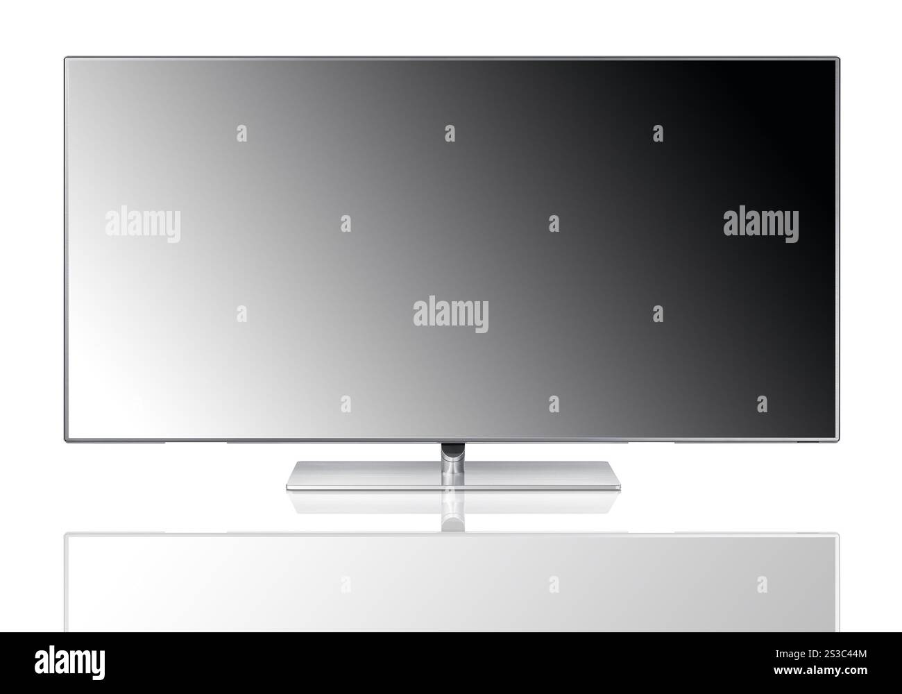 Monitor isolated on white background. Monitor on white background Stock ...