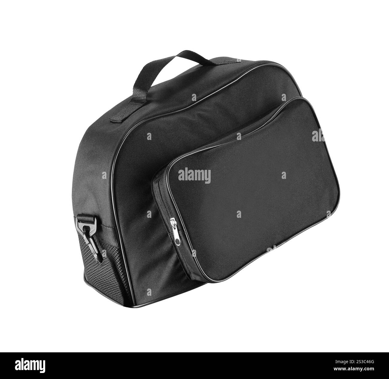 man's handbag isolated on white background Stock Photo - Alamy