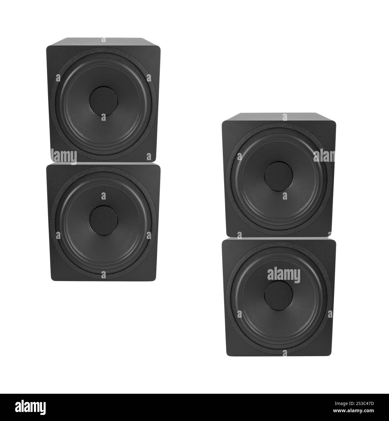Audio speaker on white background. Audio speaker on white Stock Photo ...