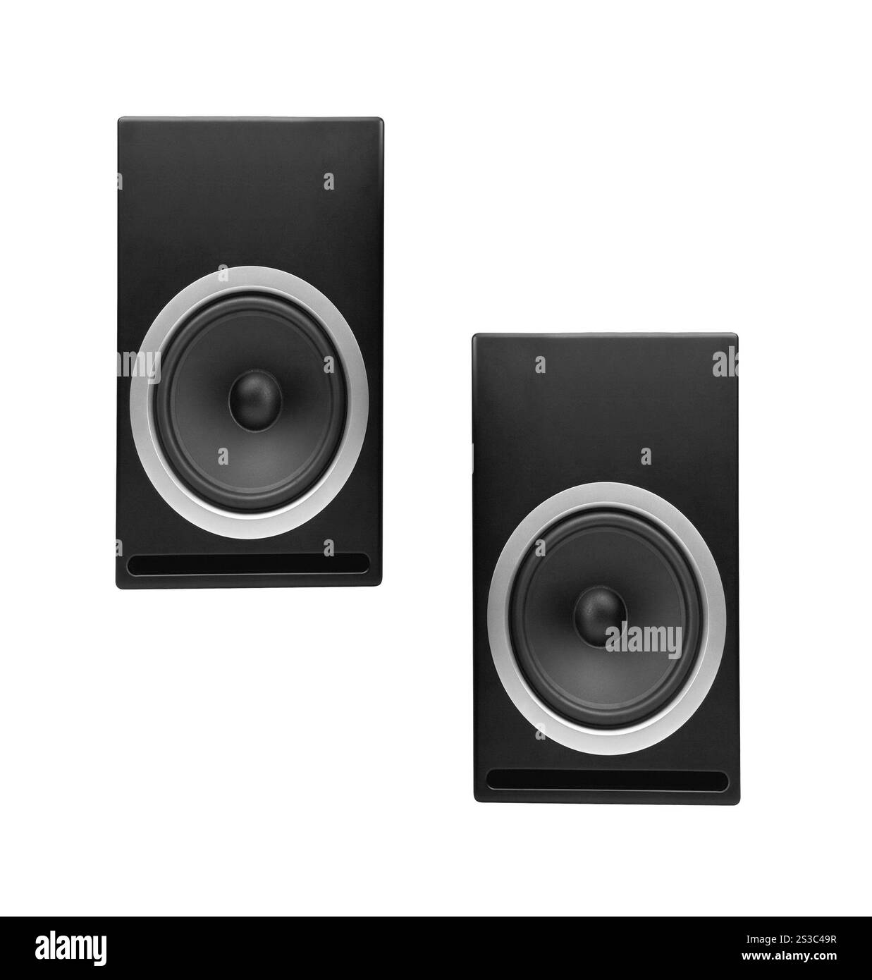 Audio speaker isolated on white background. Audio speaker isolated on ...