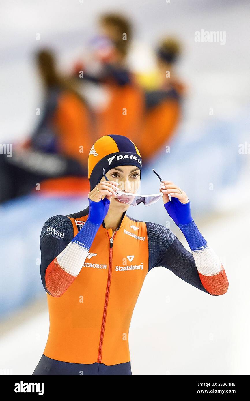 HEERENVEEN - Femke Kok during training for the ISU European ...