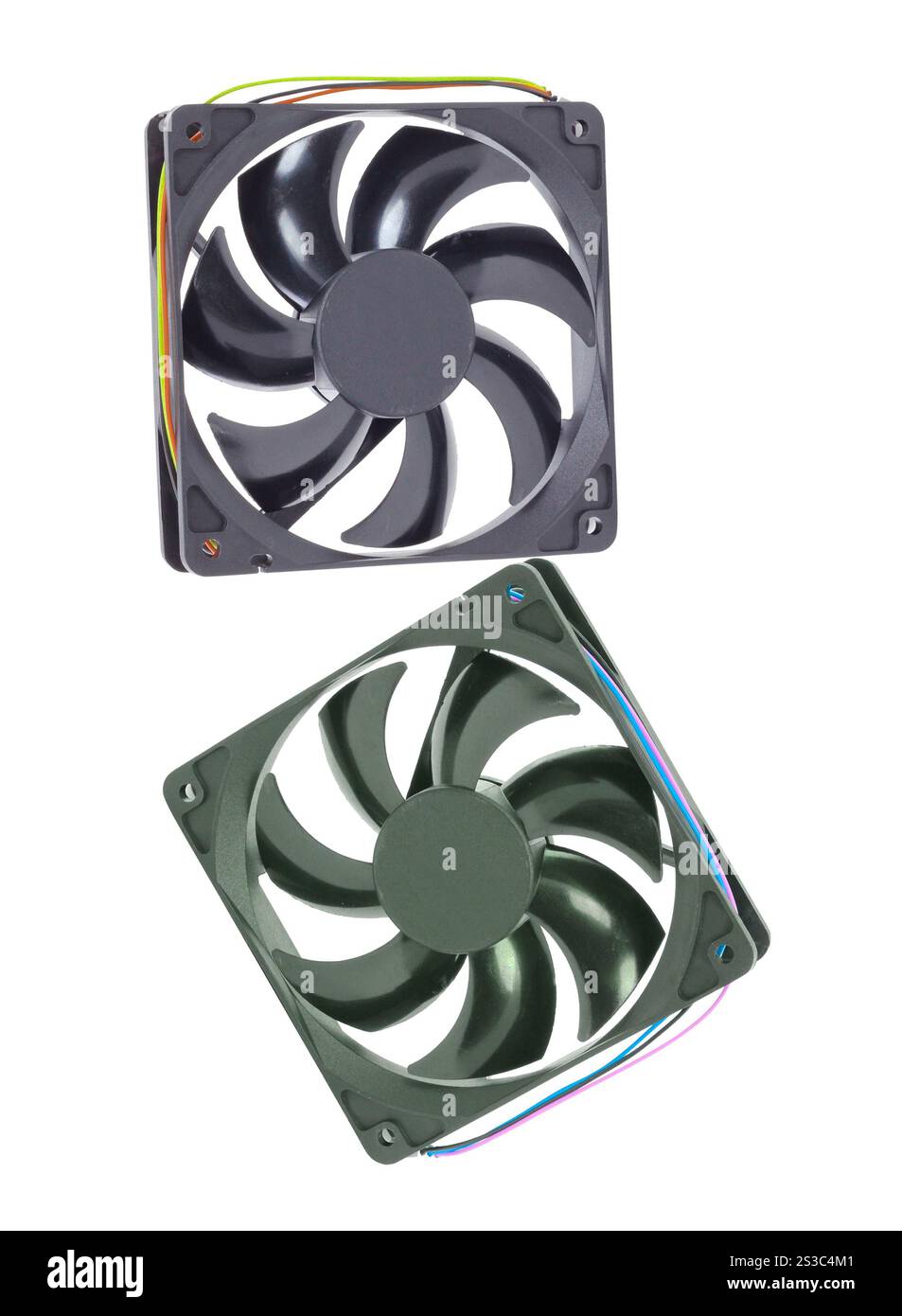 computer cooler isolated on white background. computer cooler Stock ...