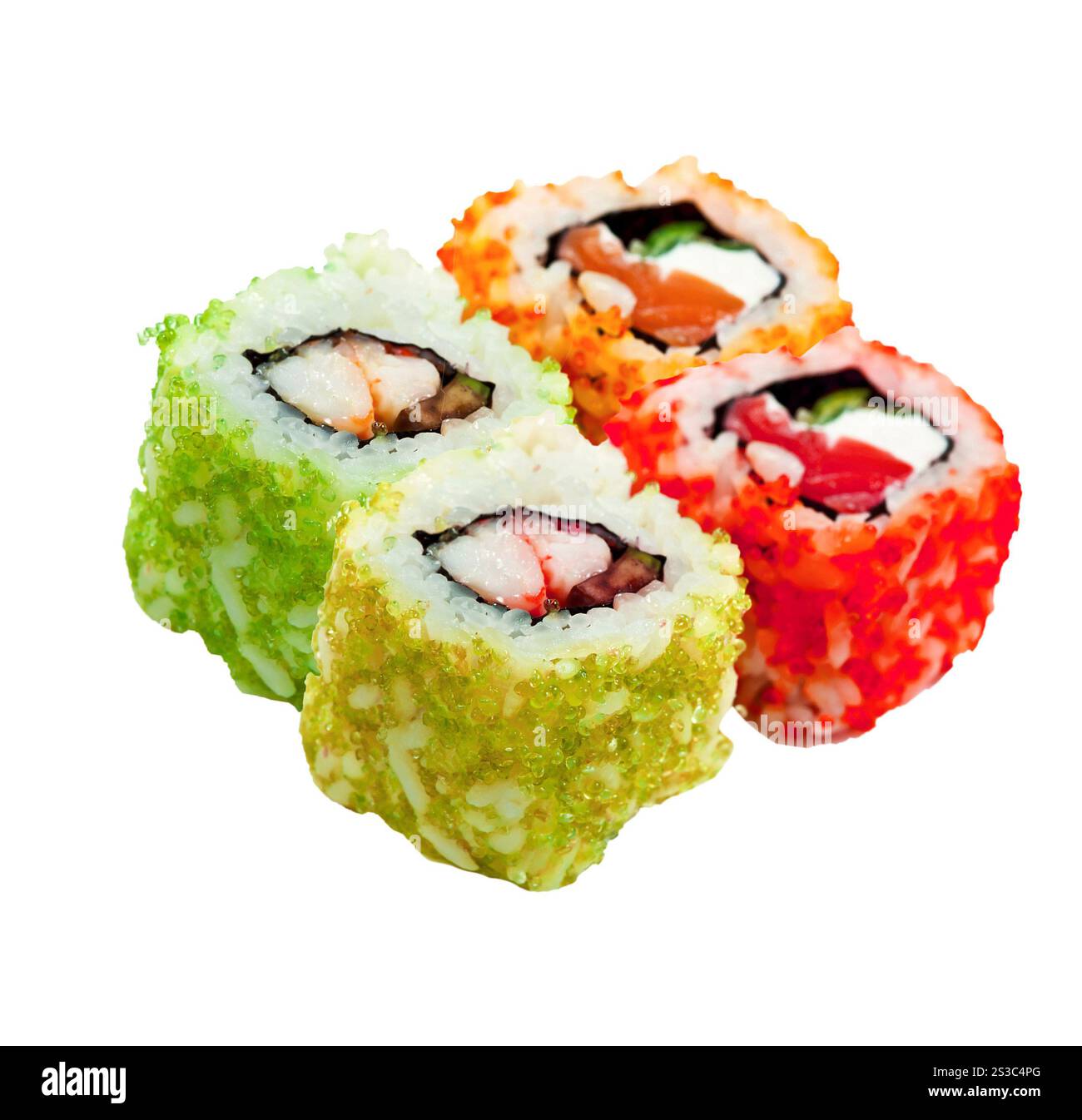 Crispy tempura sushi rolls Cut Out Stock Images & Pictures - Alamy