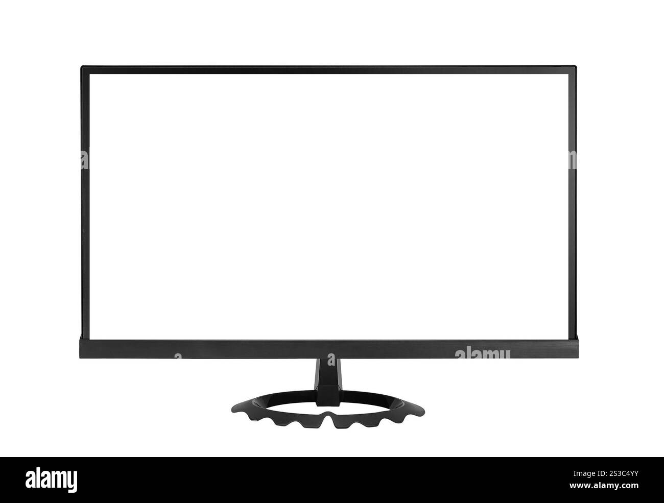 monitor isolated on white background. monitor Stock Photo - Alamy