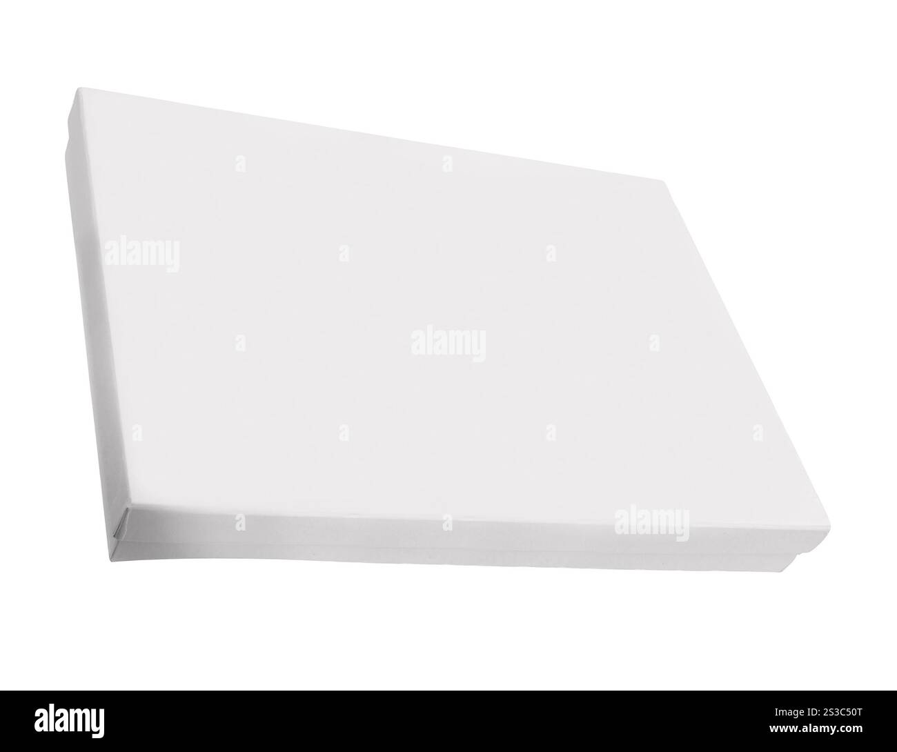 Blank box on white background. Blank box isolated Stock Photo - Alamy