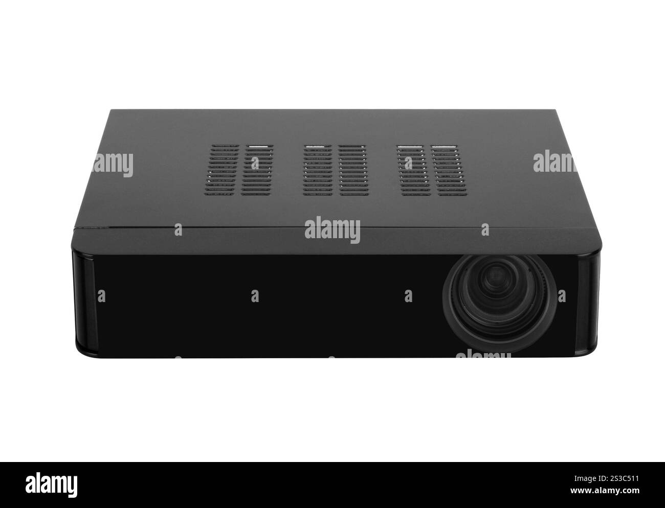 multimedia projector on white background. multimedia projector Stock ...