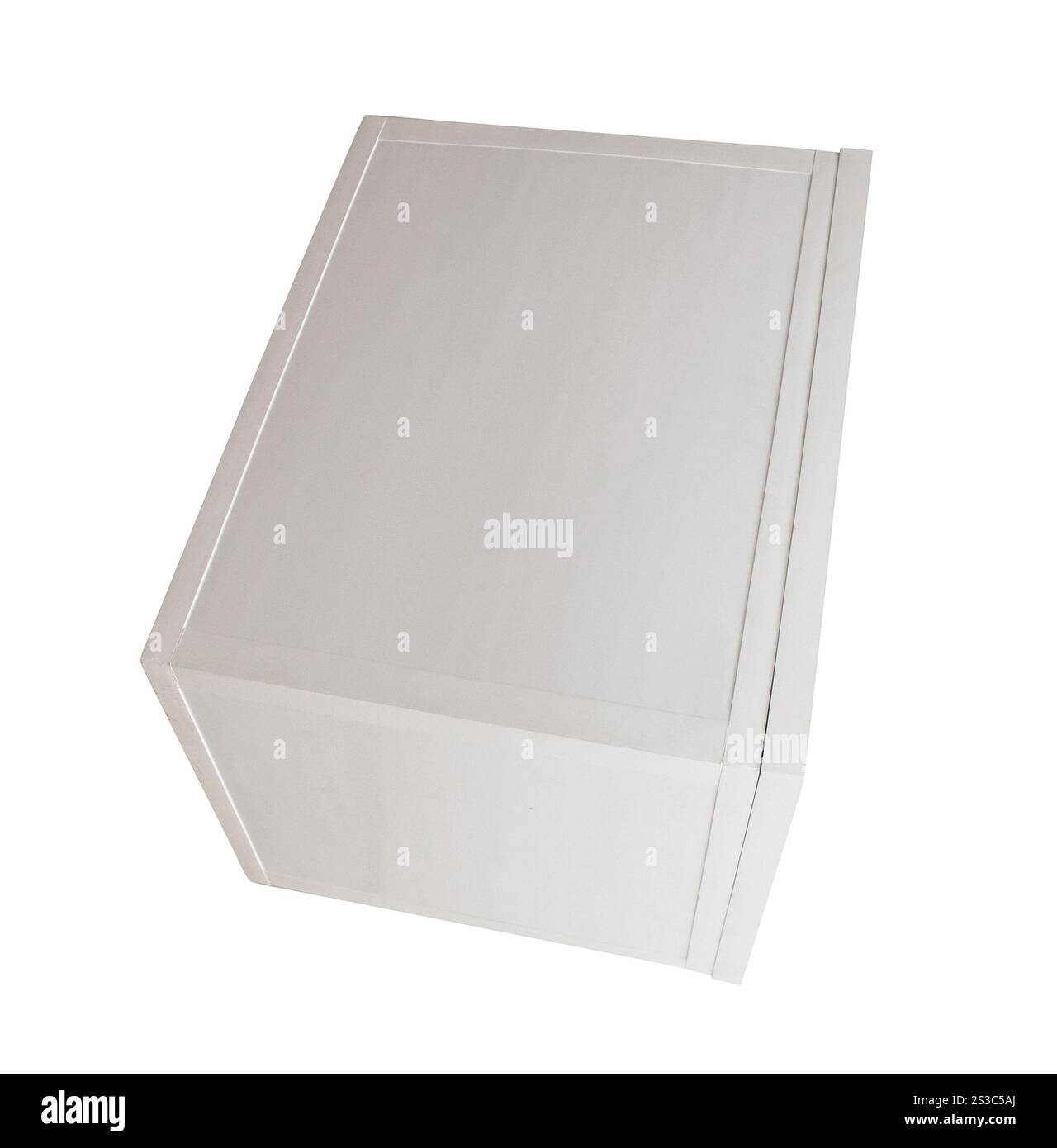 Blank box on white background. Blank box Stock Photo - Alamy
