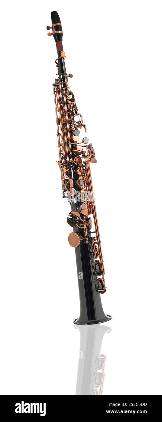 Clarinet isolated on a white background. Clarinet isolated Stock Photo ...