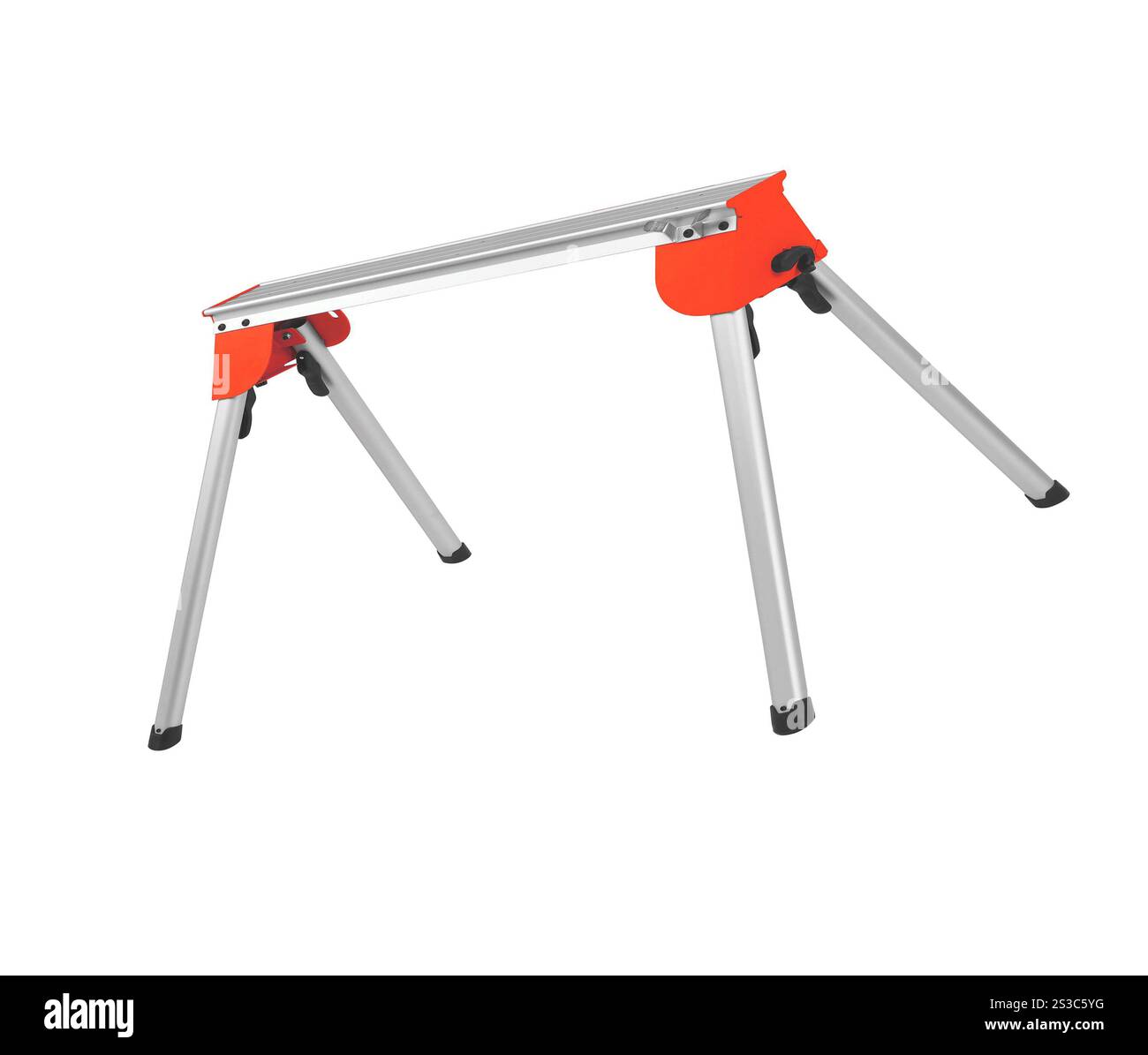 Saw stand isolated on white background. Saw stand Stock Photo - Alamy