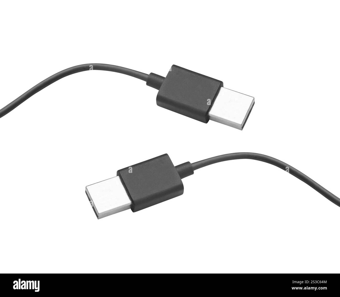 Usb connectors isolated on white background Stock Photo - Alamy