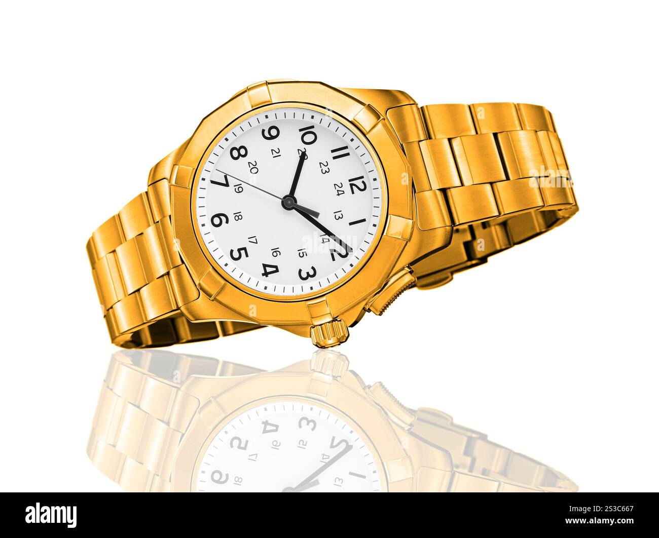 modern watch isolated on a white background. modern watch isolated ...