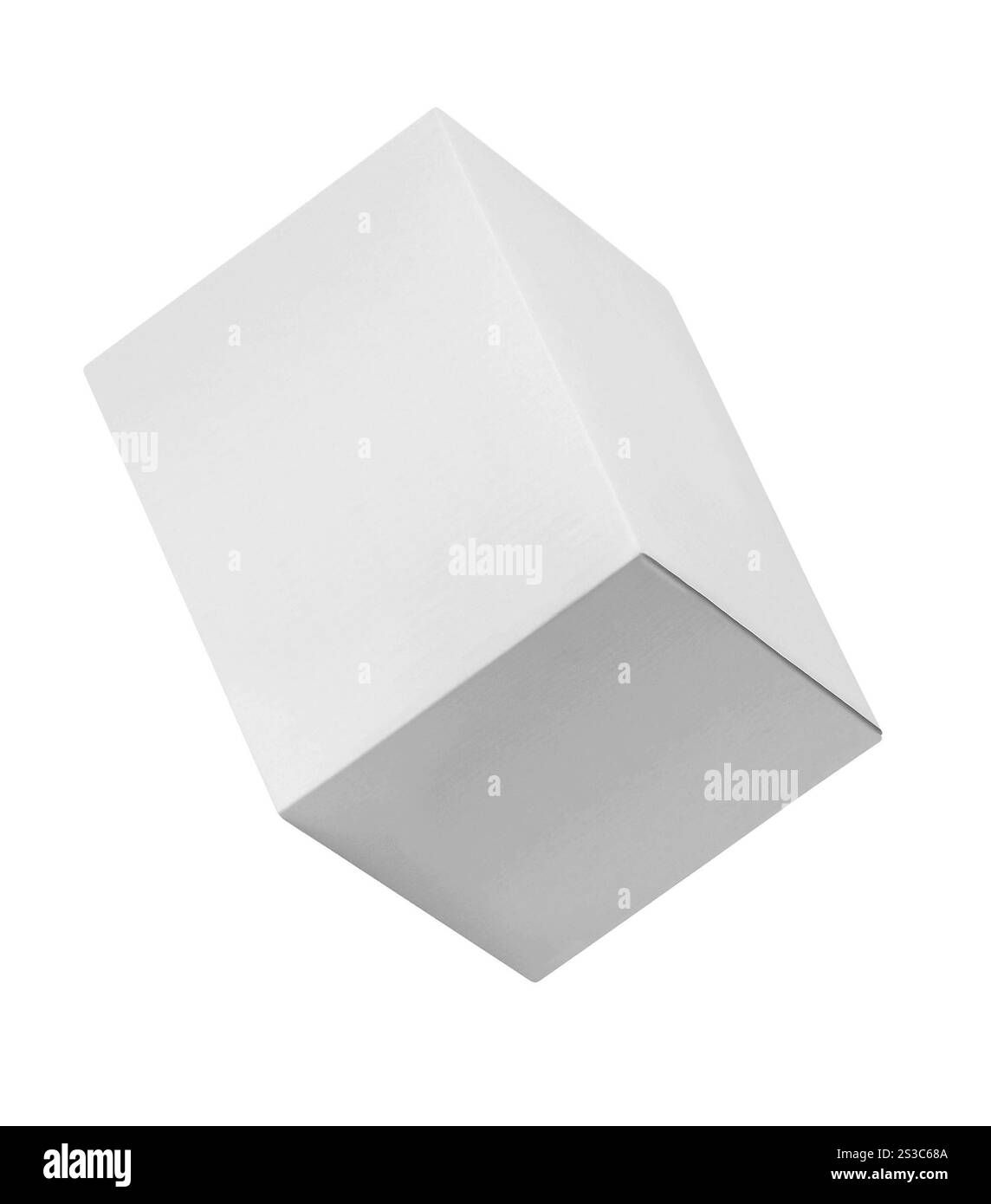 Blank box isolated on white background. Blank box on white background ...