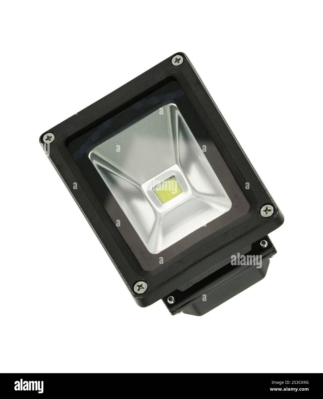 LED Flood Light isolated on white background. LED Flood Light Stock ...