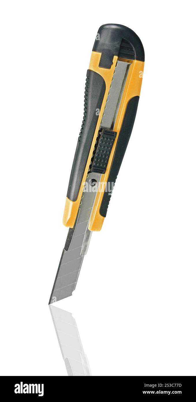 paper knife isolated on white background. paper knife isolated Stock ...