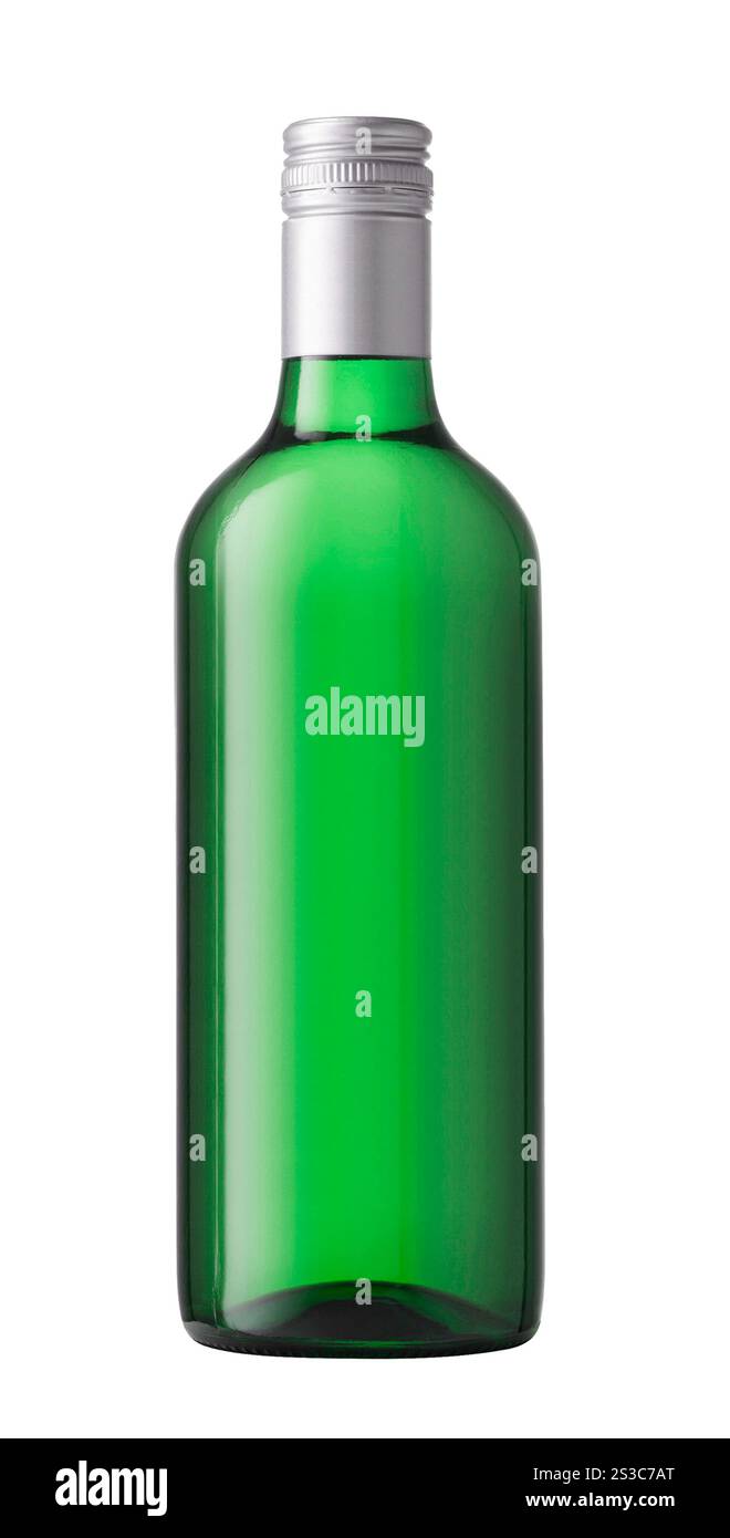 Green gin bottle isolated. Blue gin bottle isolated Stock Photo - Alamy