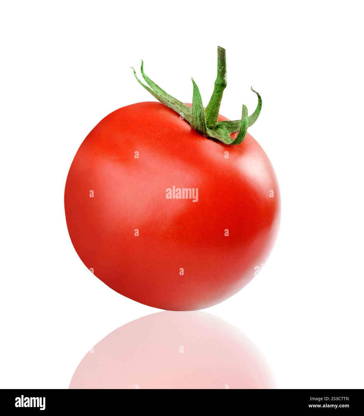 Tomato slice isolated Stock Photo - Alamy