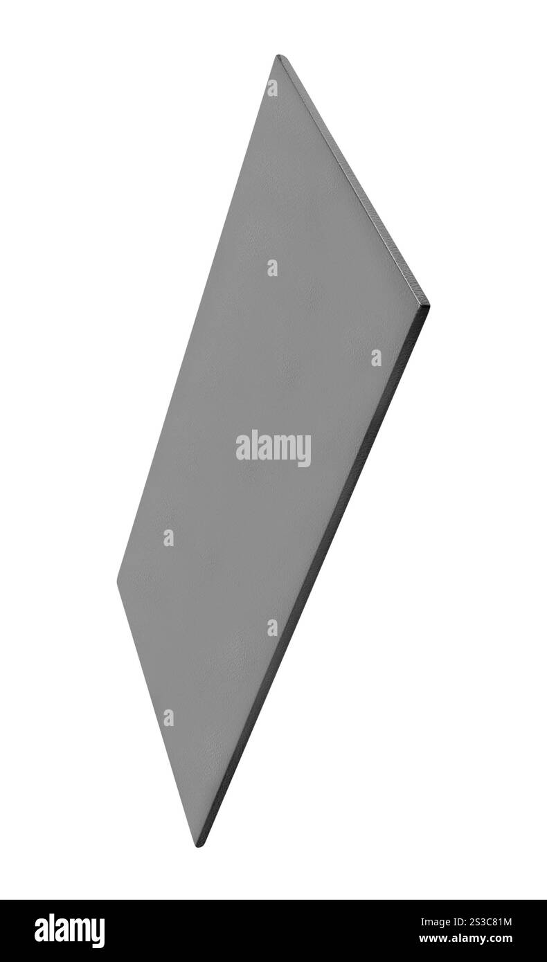Metal Plate Isolated Stock Photo - Alamy