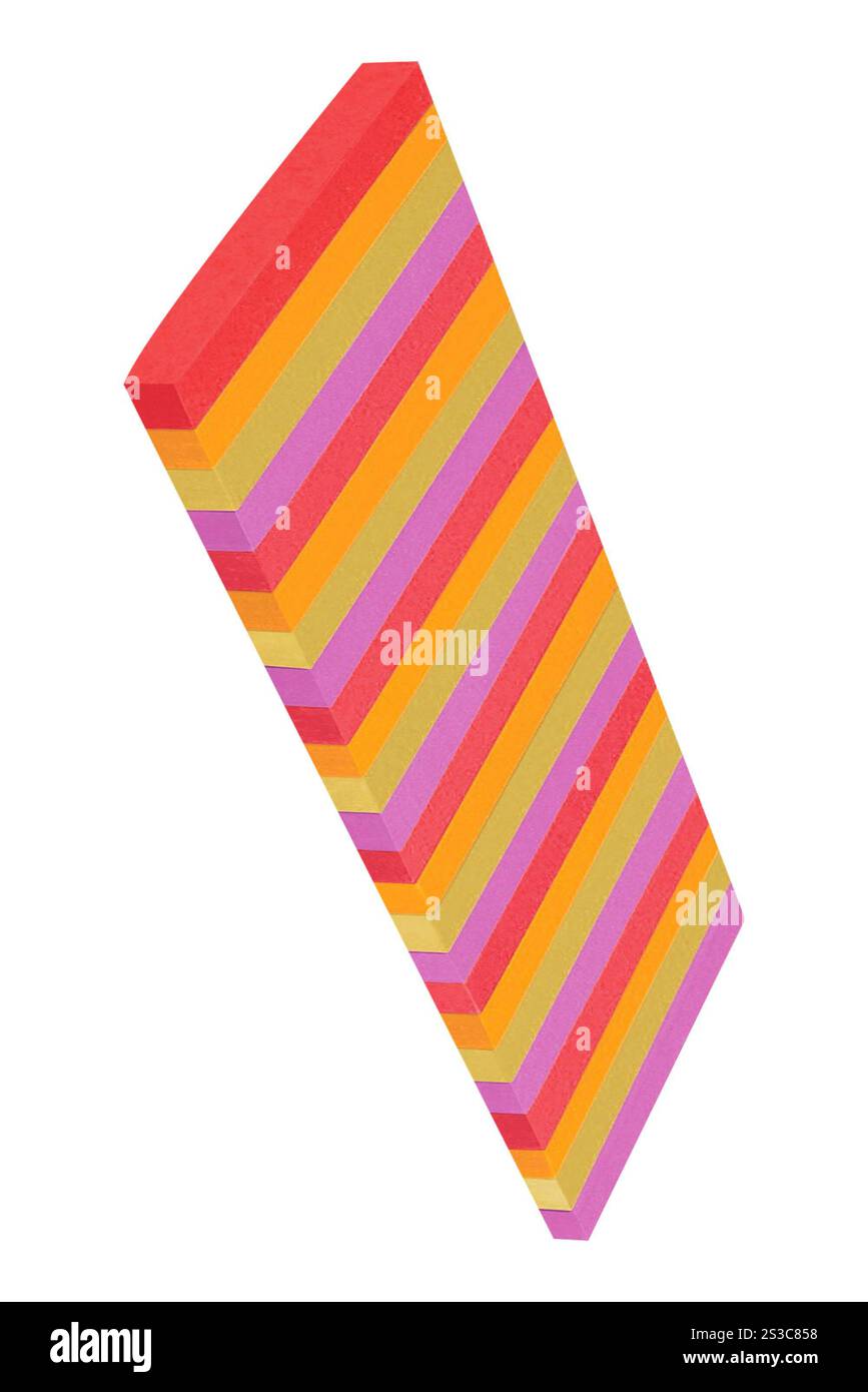 Wooden colored board isolated Stock Photo - Alamy