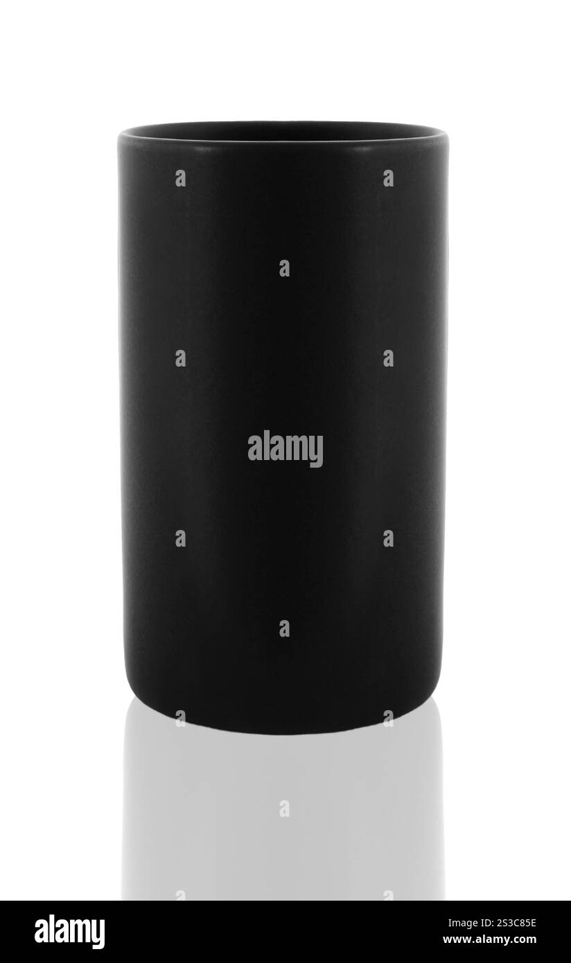 Object on white flowerpot Black and White Stock Photos & Images - Alamy