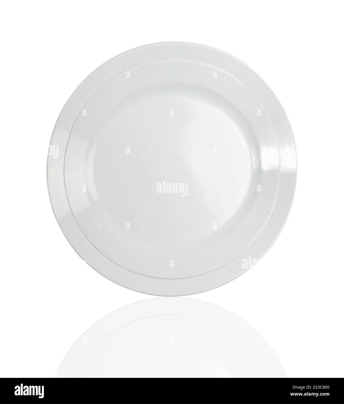 Food white empty plate hi-res stock photography and images - Alamy