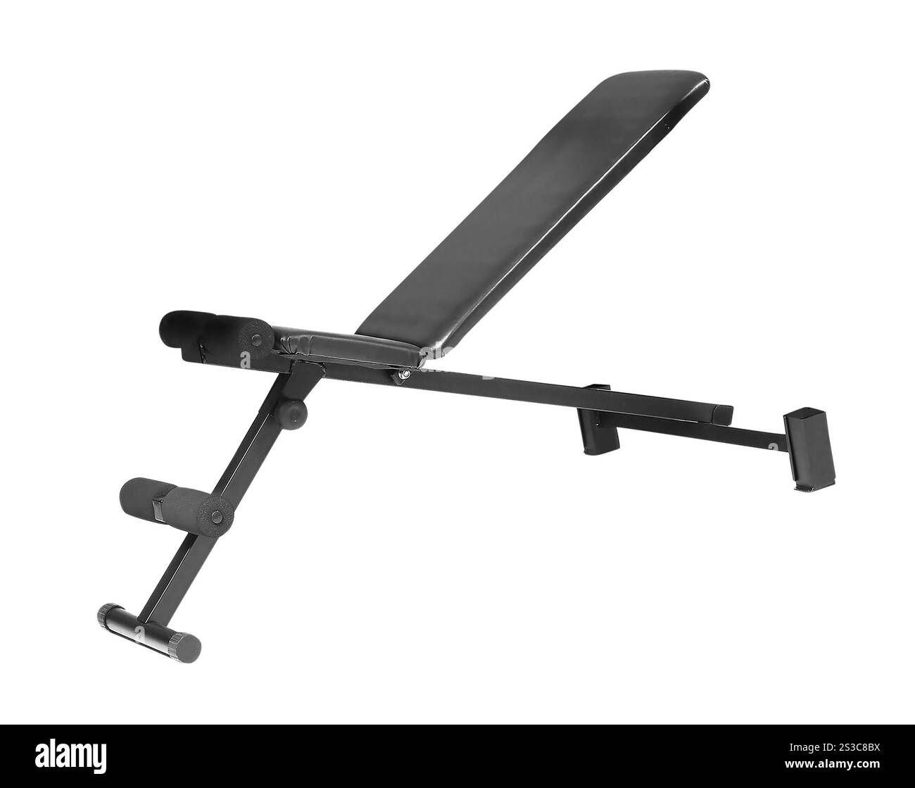 Gym bench press heavy Black and White Stock Photos & Images - Alamy