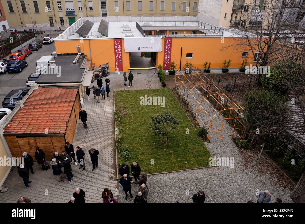 Torino, Italia. 09th Jan, 2025. Inaugurazione del nuovo housing sociale ...