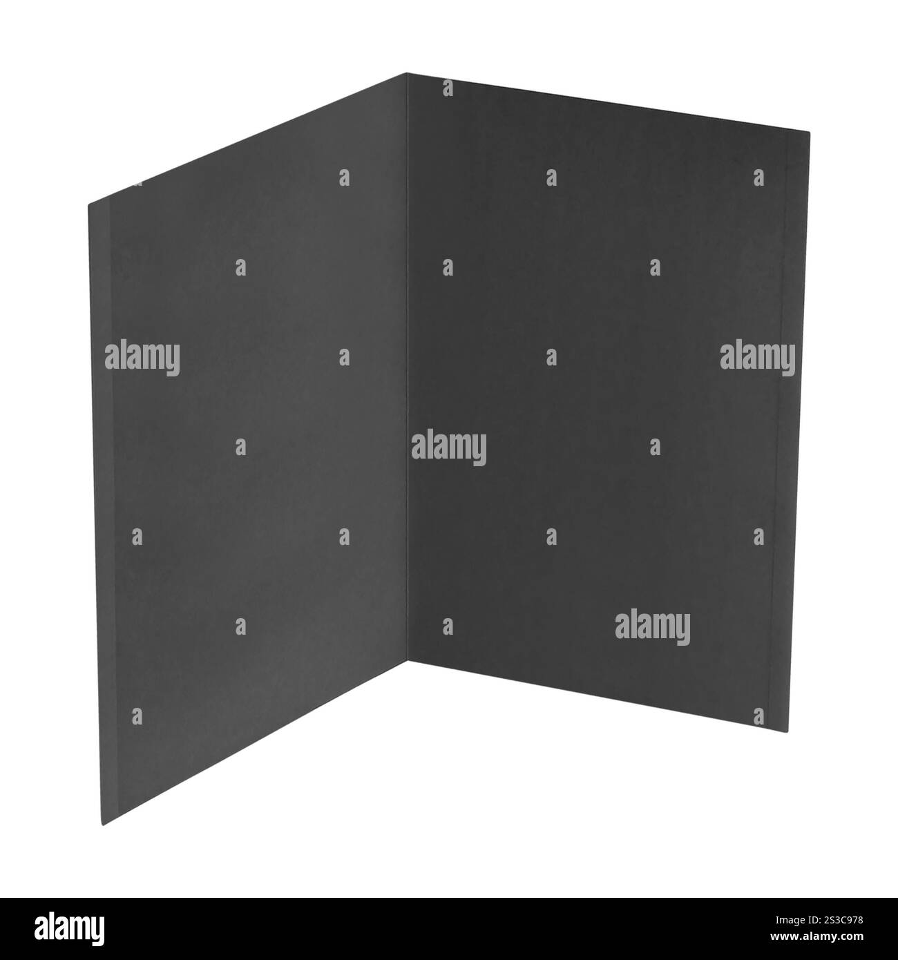 Open dark folder isolated Stock Photo - Alamy