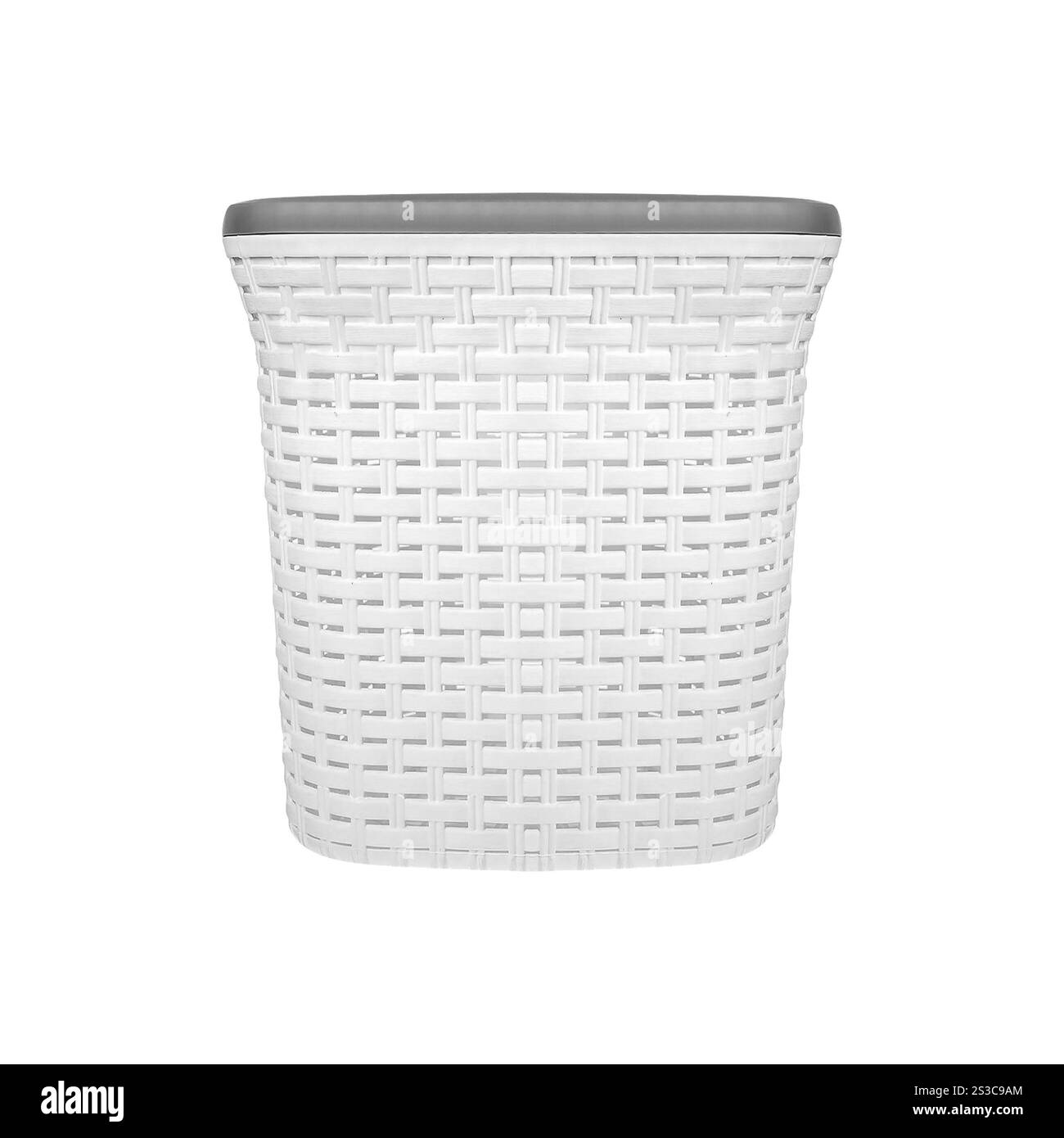 Empty Laundry Basket isolated Stock Photo - Alamy