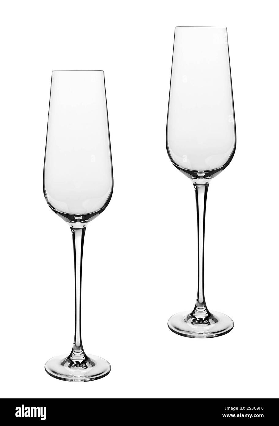empty champagne glasses. empty champagne glass Stock Photo - Alamy