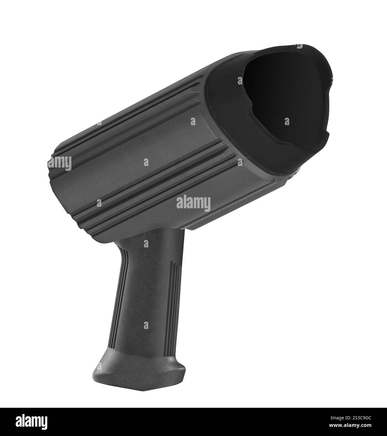 radar speed gun, isolated on white background Stock Photo - Alamy