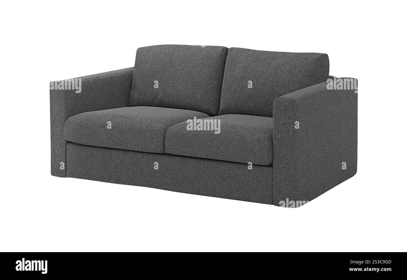 Isolated living room view sofa with Black and White Stock Photos ...