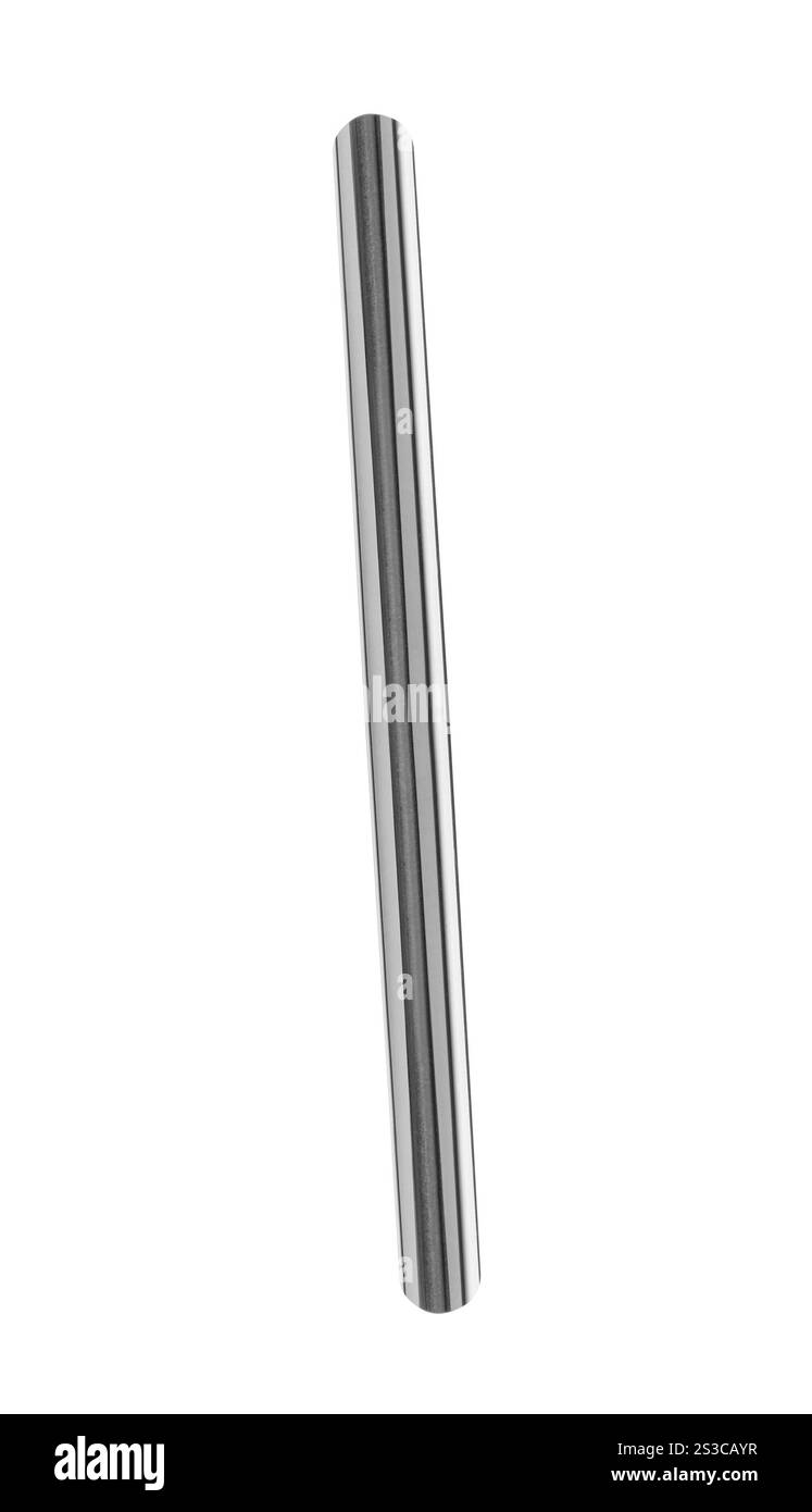 aluminum metal stick isolated on white Stock Photo - Alamy