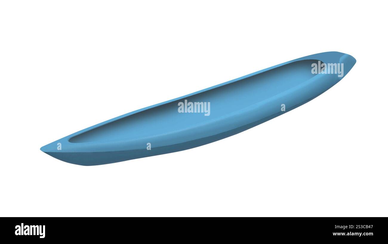 plastic kayak isolated on white Stock Photo - Alamy