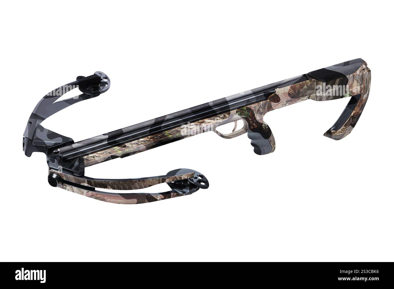 Crossbow isolated on white Stock Photo - Alamy