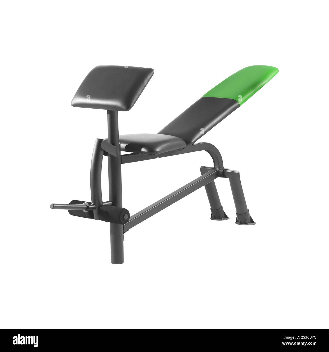 Exercise bench isolated Stock Photo - Alamy