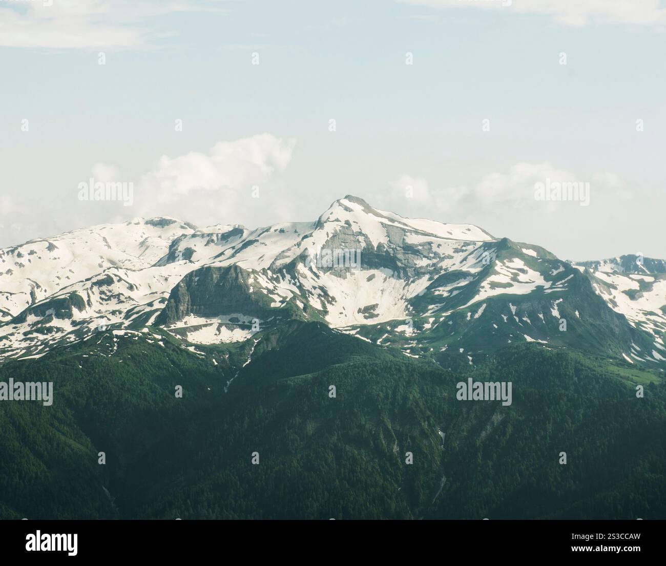 Beautiful mountain peaks snow hi-res stock photography and images - Alamy