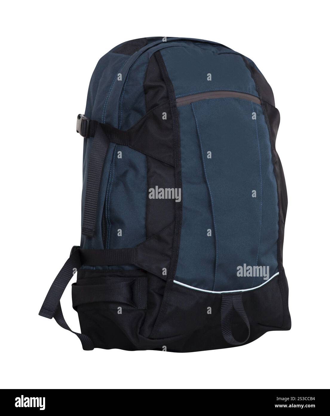 Green School Backpack Isolated Stock Photo - Alamy