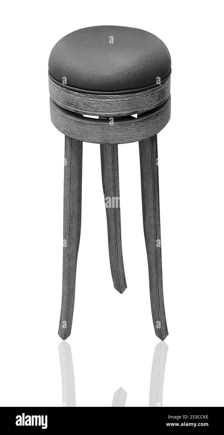 White wooden chair seat Black and White Stock Photos & Images - Alamy