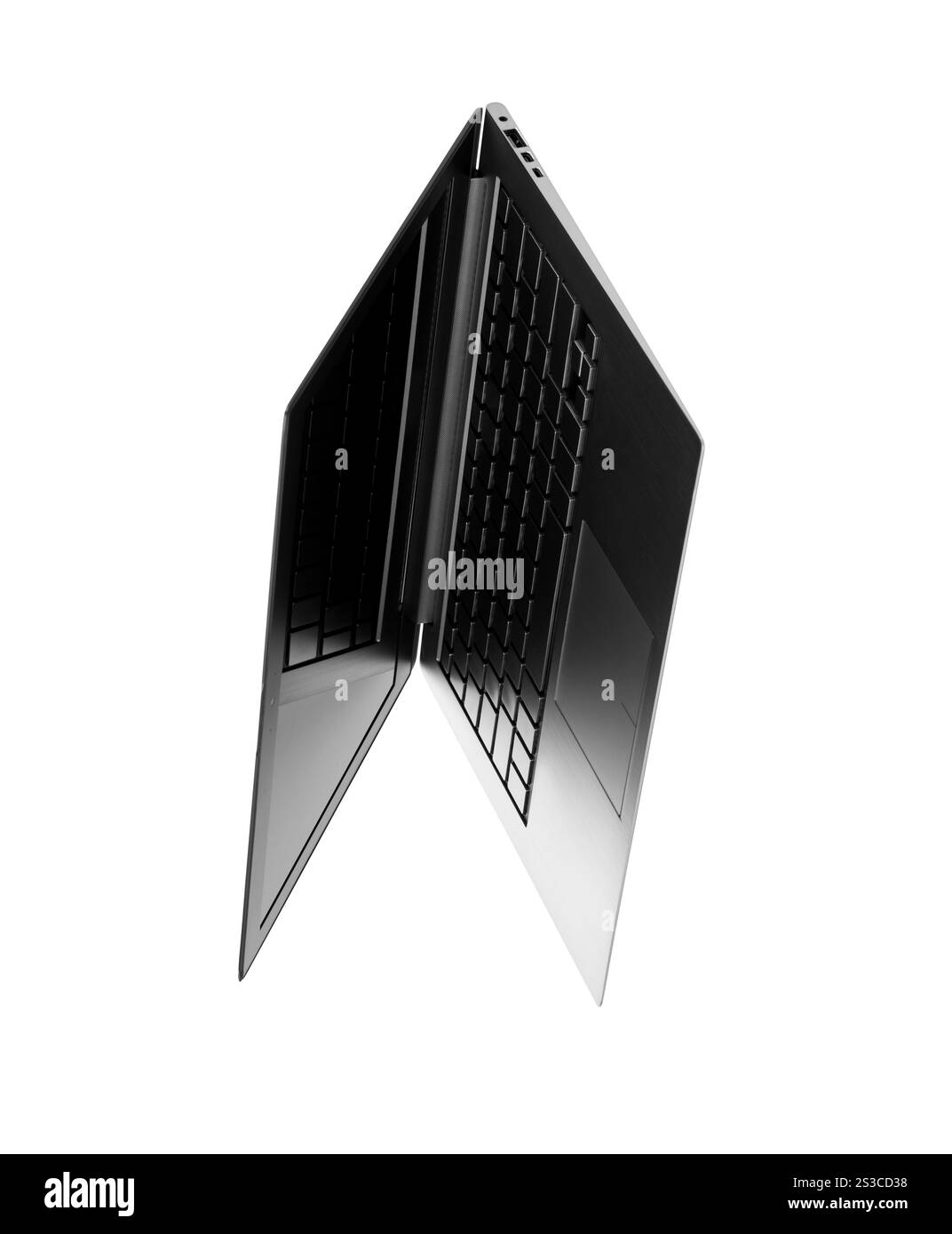 Modern computer display isolated Black and White Stock Photos & Images ...