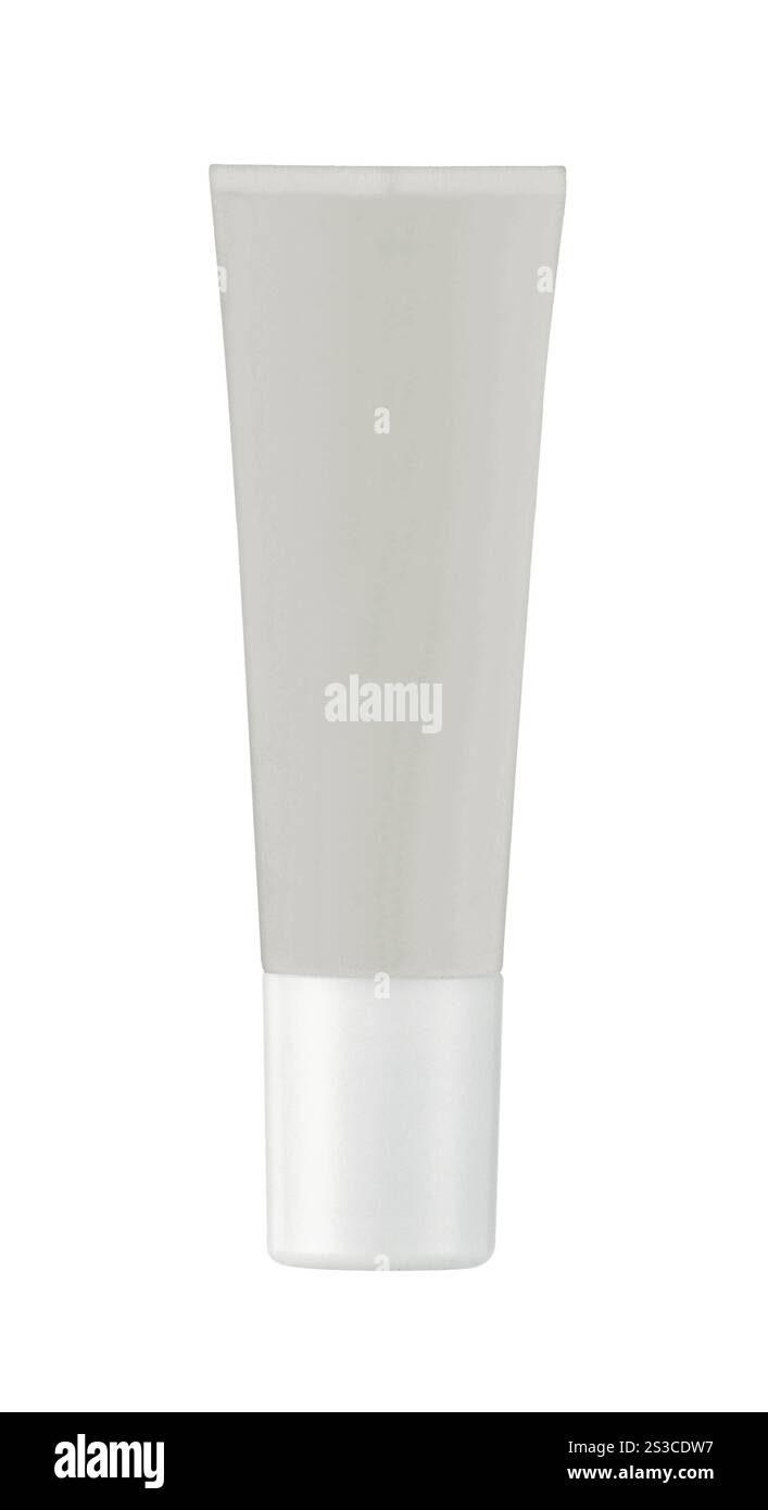 White plastic container tube hi-res stock photography and images - Alamy
