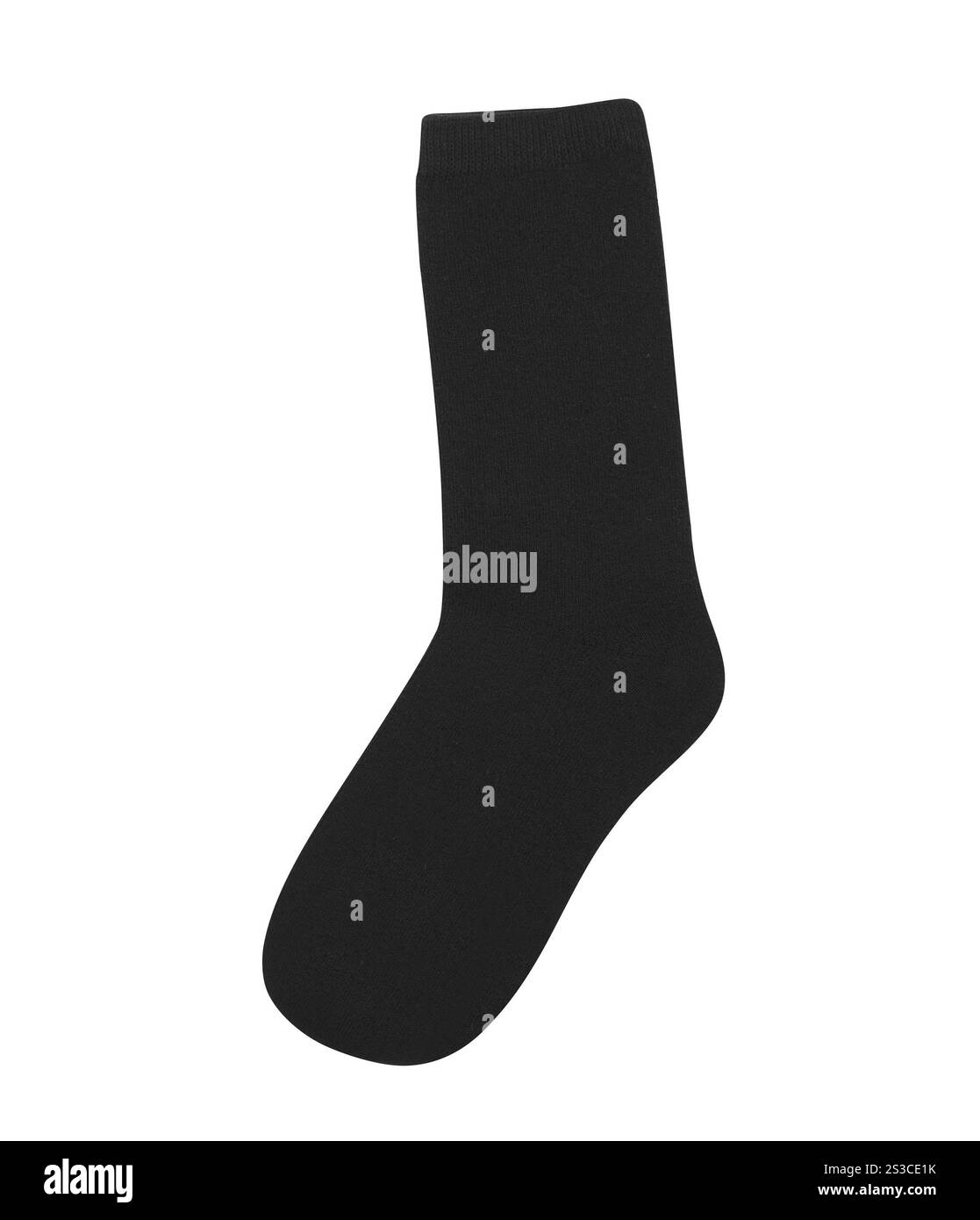 Black sock isolated Stock Photo - Alamy