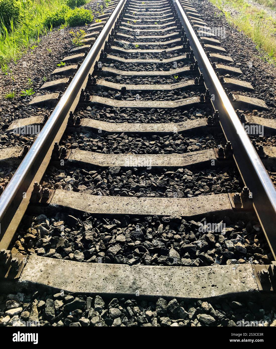 Old rail tracks hi-res stock photography and images - Alamy