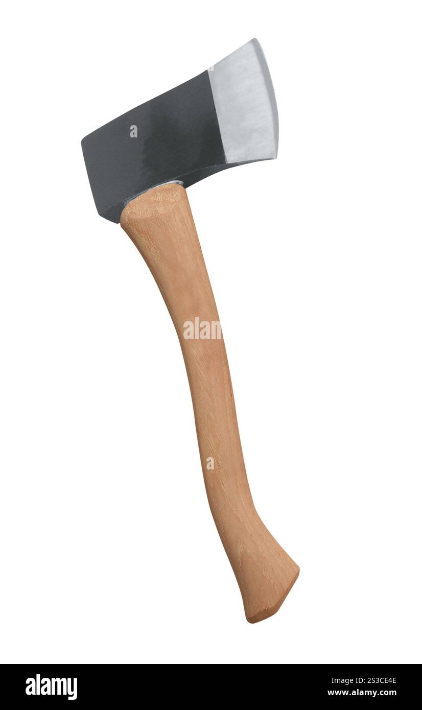 axe isolated on white background Stock Photo - Alamy