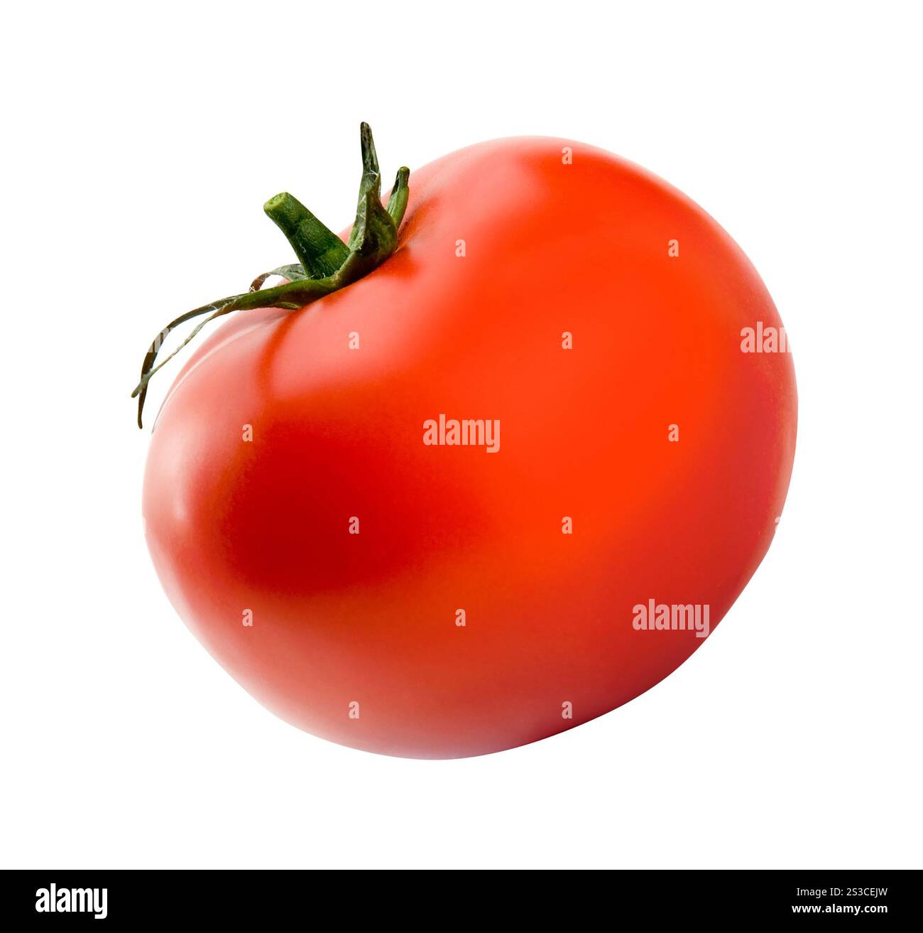 tasty tomato isolated on white Stock Photo - Alamy
