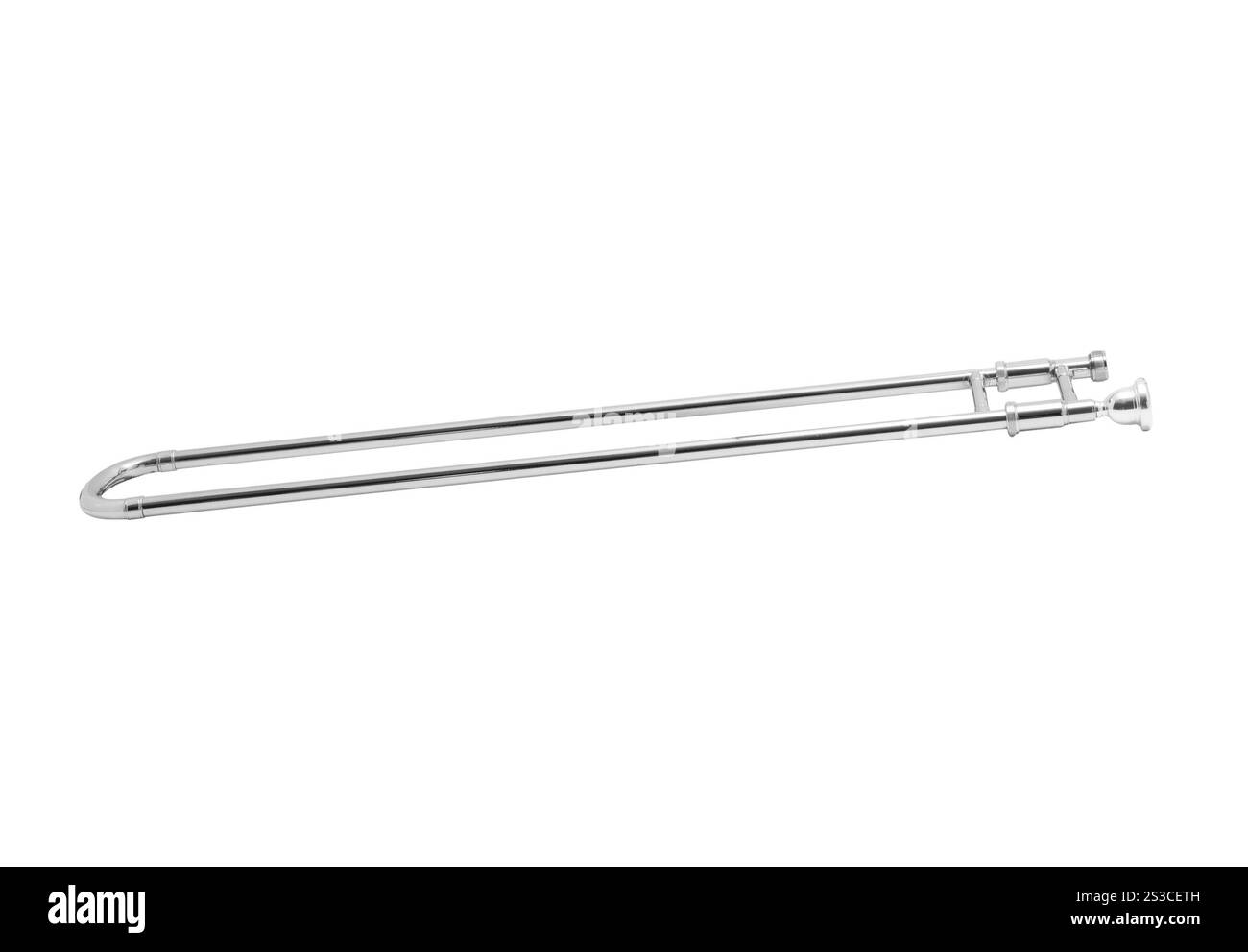 Trumpet isolated on a white background Stock Photo - Alamy
